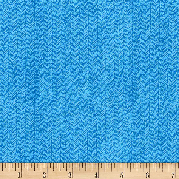 X5684-7-Blue , 24/7: Herringbone , Hoffman California Fabric