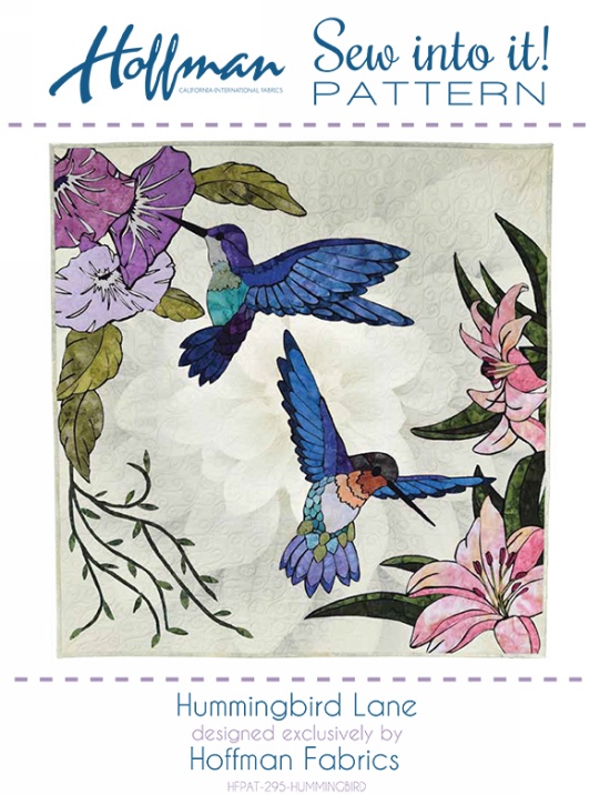 HFPAT-295-Hummingbird , Kits , Hoffman California Fabric