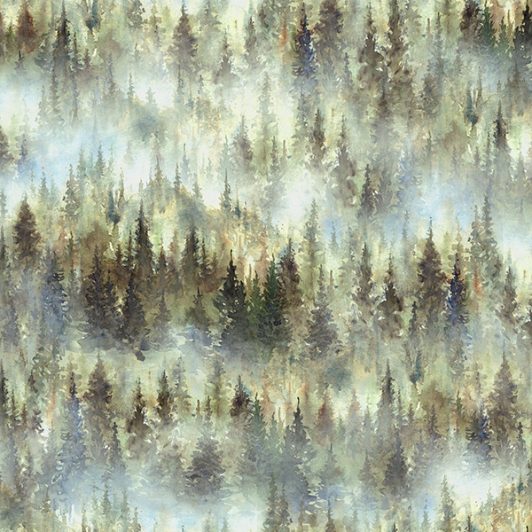 S4845-44-Forest , Woodland Whispers , Hoffman California Fabric