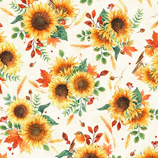 U4984-116G-Harvest-Gold , Fall for Autumn , Hoffman California Fabric